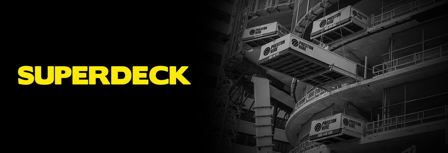 Retractable Crane Loading Platform Hire | SuperDeck | Preston Hire