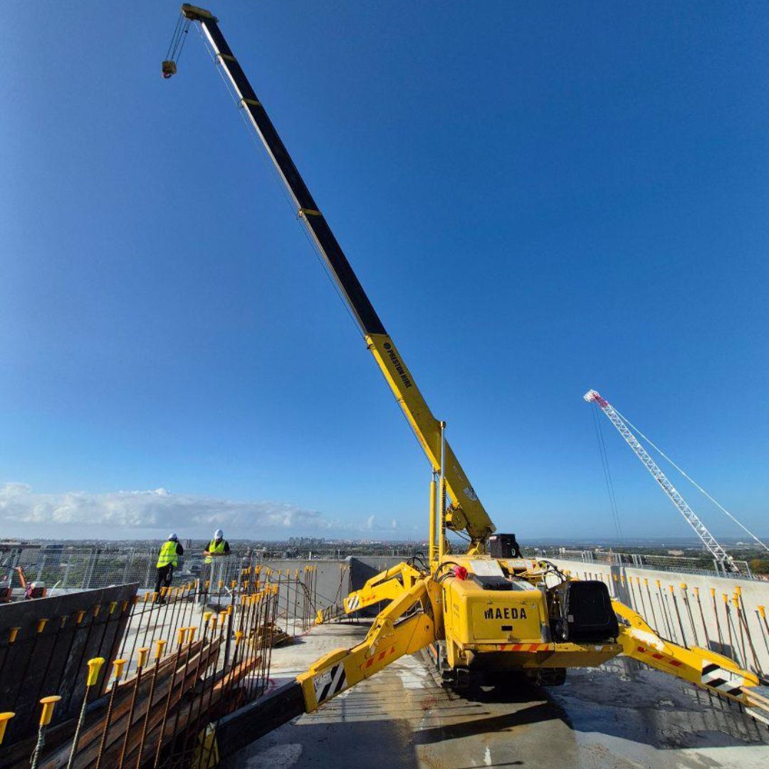 Mini Cranes for Indoor & Rooftop Projects | Benefits & Applications